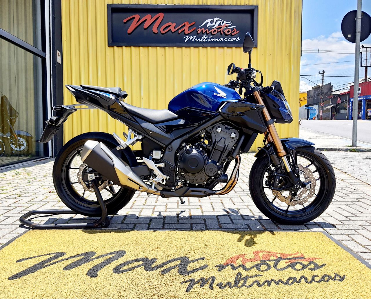 HONDA CB 500F ABS - 2024 - AZUL - Max Motos Guarulhos